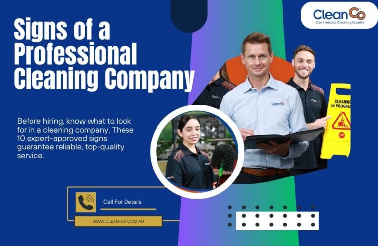 10 Signs of a Professional Cleaning Company (And How Clean Co Measures ...